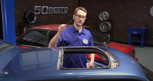 How To Clean Fox Body Sun Roof Drain Tubes - LMR.com